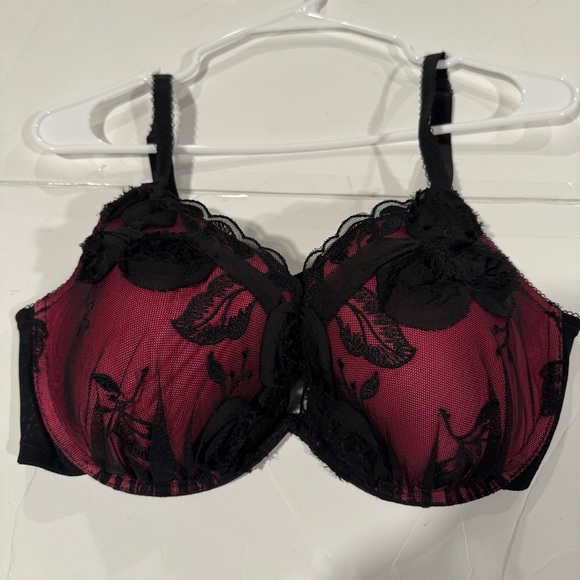 Cacique | Intimates & Sleepwear | Cacique Lace Overlay Bra Size 4d ...